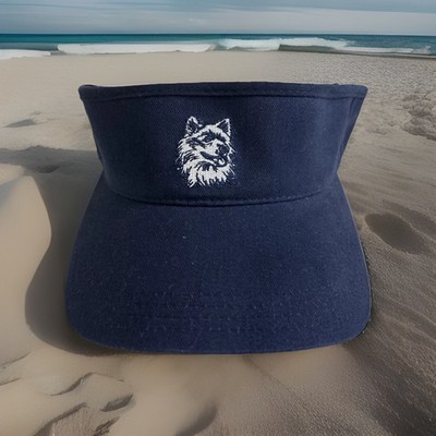 Connecticut Huskies 90's Sun Visor UConn NCAA Adjustable Hat - NEW | eBay