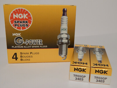 Genuine 6pc (new) NGK # 3403 G-Power Platinum Spark Plug - TR55GP ...