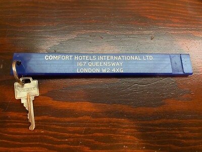 Comfort Hotels International London: room key and FOB (England) | eBay