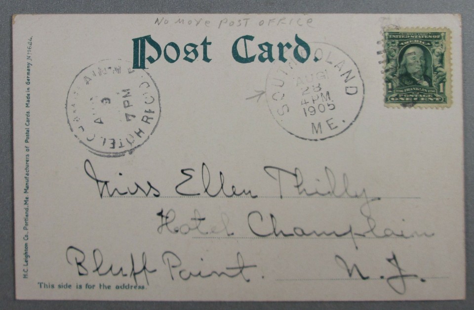 Mansion House From Poland Spring House, ME Maine 1905 UDB Postcard (# ...