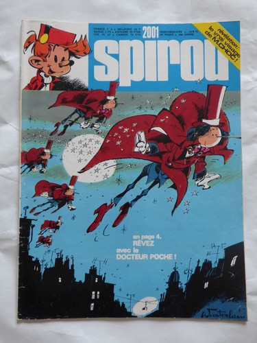SPIROU n° 2001 COVER WASTERLAIN + SUPPLEMENT DUPUIS LE CERF NOIR | eBay