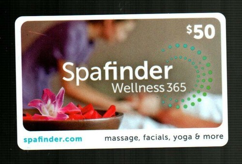 SPAFINDER Wellness 365 Collectible 2014 Gift Card ( $0 - NO VALUE ) | eBay