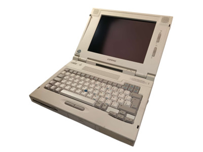 Compaq LTE 5000 Vintage Notebook – Gepflegt Funktionsfähig Pentium 75 ...