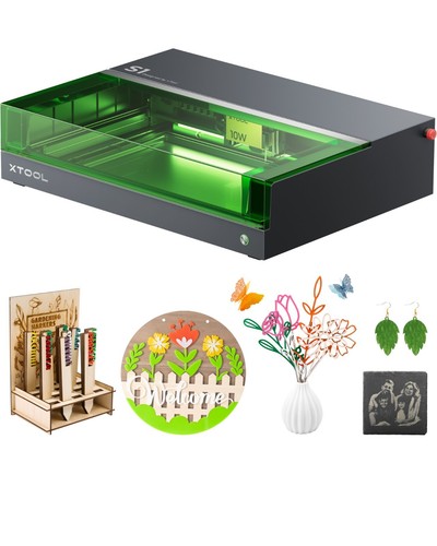 xTool S1 10W Laser Engraver, 600mm/s Speed Class 1 Laser Engraving ...