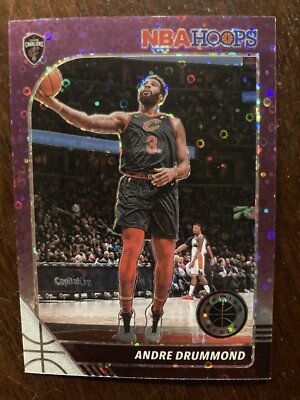 2019-20 Panini NBA Hoops Purple Disco Andre Drummond #54 Cavaliers | eBay