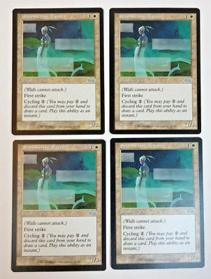 (4) Magic the Gathering MTG Urza’s Saga: SHIMMERING BARRIER Card NM | eBay