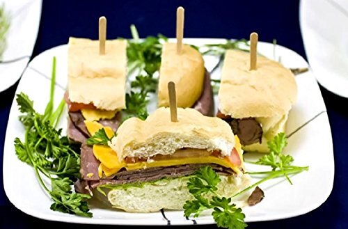 Natural Birch Wood Sandwich Picks 3.5 Inch 750 Per Pack Biodegradable ...