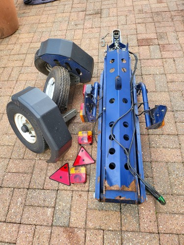 Compact Collapsible Foldable Bikelug Motolug Motorcycle Trailer | eBay UK