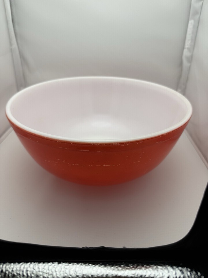 1945-1968 PYREX Primary Colors RED 4 Quart 10" Mixing BOWL #404 | eBay UK