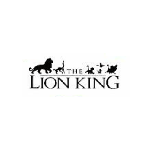 5 Inch The Lion King Text Logo Decal Disney Movie Animal Removable Peel ...