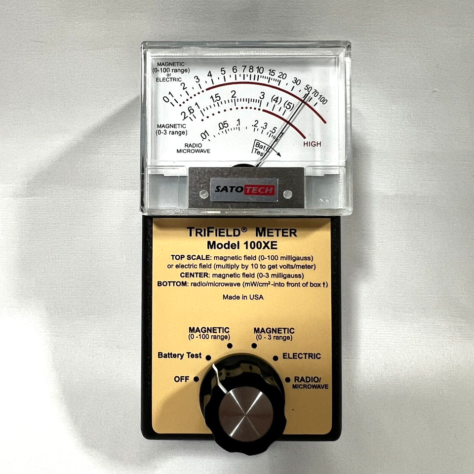 Trifield EMF Meter 100XE Magnetic Electric Radio RF Paranormal Hunting ...