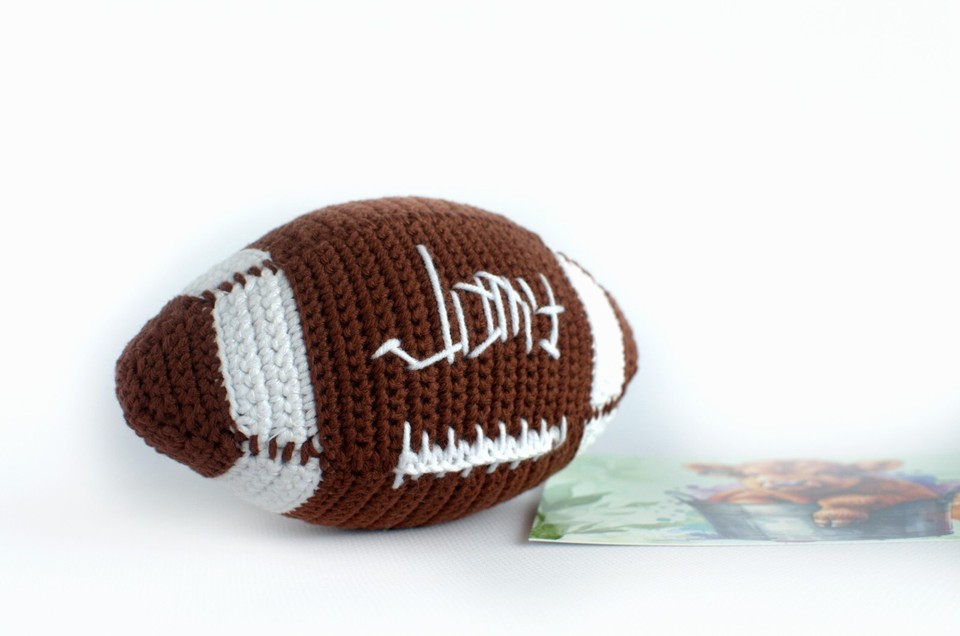 American football, Rattle ball, Baby photo shoot props, Boy football ...