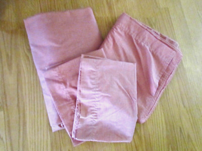 Lightly Heathered Mauve Pink 4 pc Full/Matrimonial Size Sheet Set ...