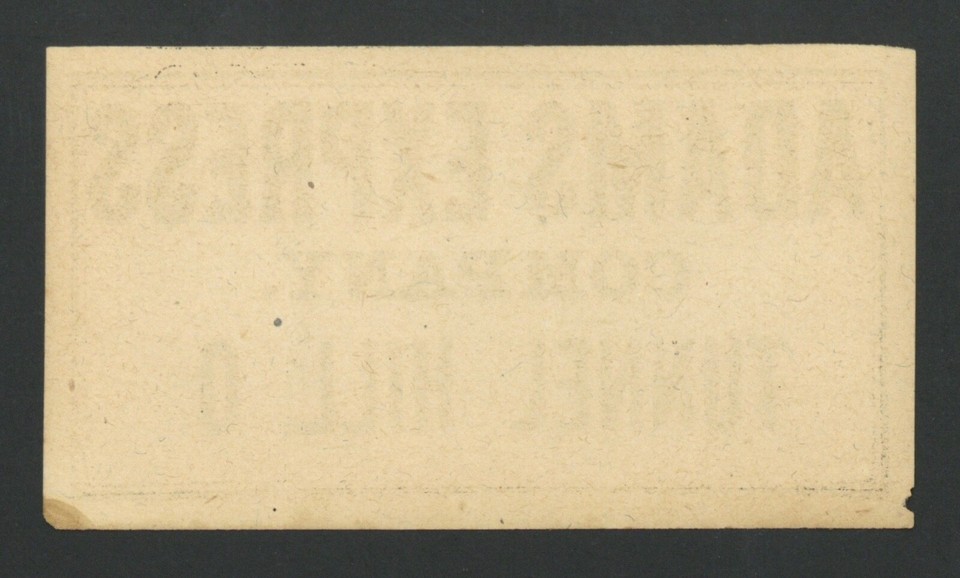 ADAMS EXPRESS COMPANY LABEL TUNNEL HILL OHIO USED | eBay