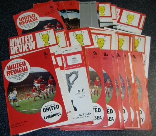 Manchester Utd Programmes 1967-1970 - Select Your Own | eBay