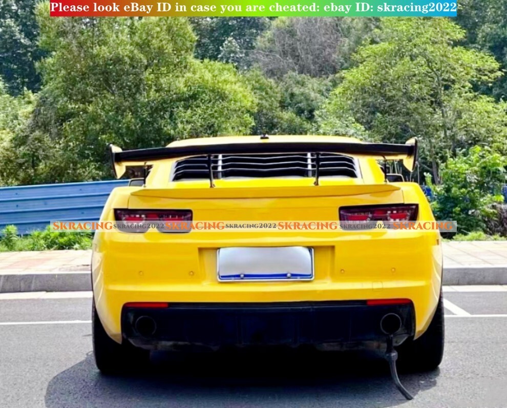 For 2010-2013 Chevrolet Camaro ZL1 Rear Trunk Lip Spoiler Wing ABS ...