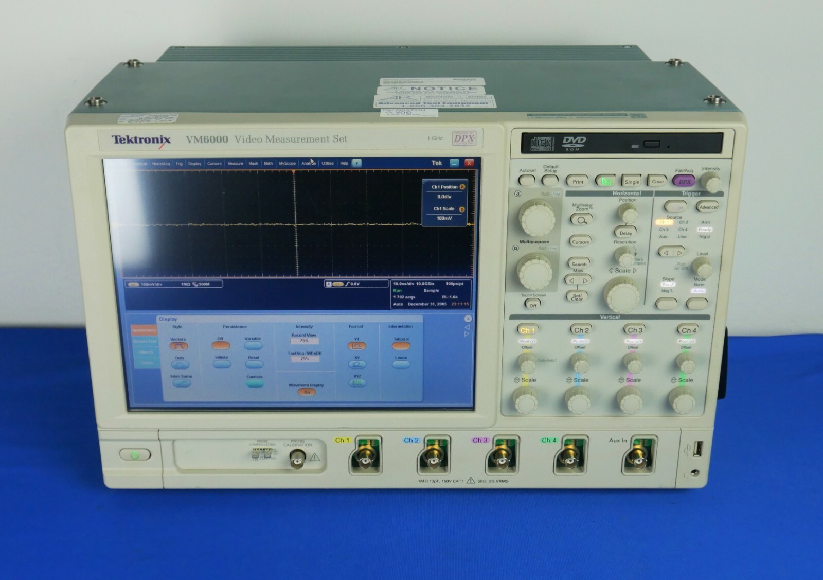 Tektronix VM6000 Video Signal Analyzer | 1GHz 6GSa/s w/ Opt. HD, SD, SS ...