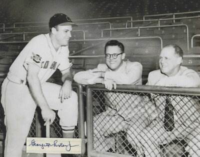 George Sisler Jr. Autographed Signed 8x10 Photo - MLB Red Birds - RARE ...