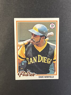 1978 Topps Dave Winfield San Diego Padres #530 | eBay