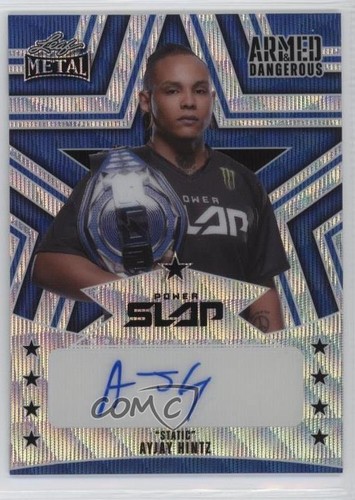 2025 Leaf Metal Power Slap Blue Wave 5/20 “Static” AyJay Hintz #AD-AJH ...