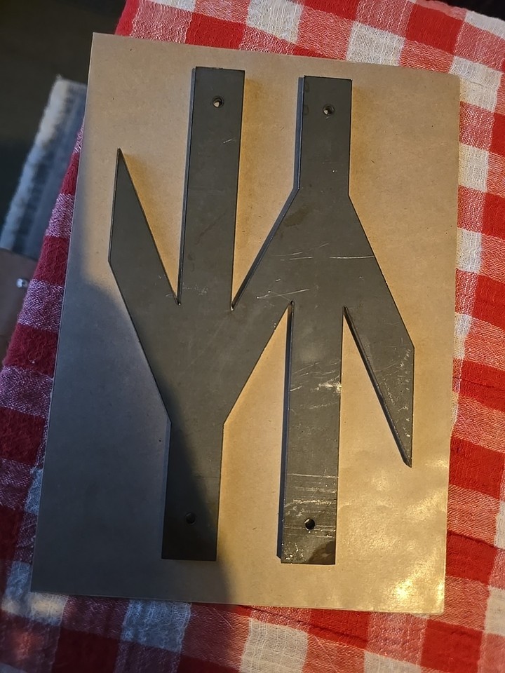 Railway Sign. double arrow | eBay UK