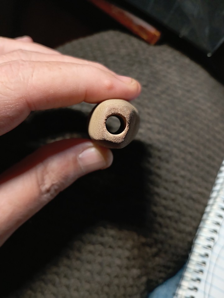 Authentic Ohio Sandstone Adena Block End Tube Pipe Indian Arrowhead ...