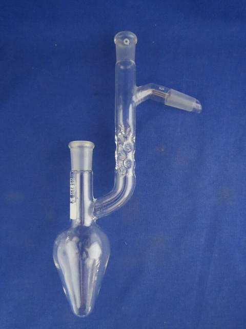 Quickfit 50mL Pear Flask & Claisen Vigreux Column MD4/50 14/23 for sale ...