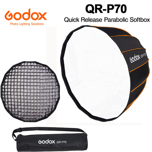 Godox QR-P70 Portable Quickly Fast Installation Deep Parabolic Softbox for Light | eBay