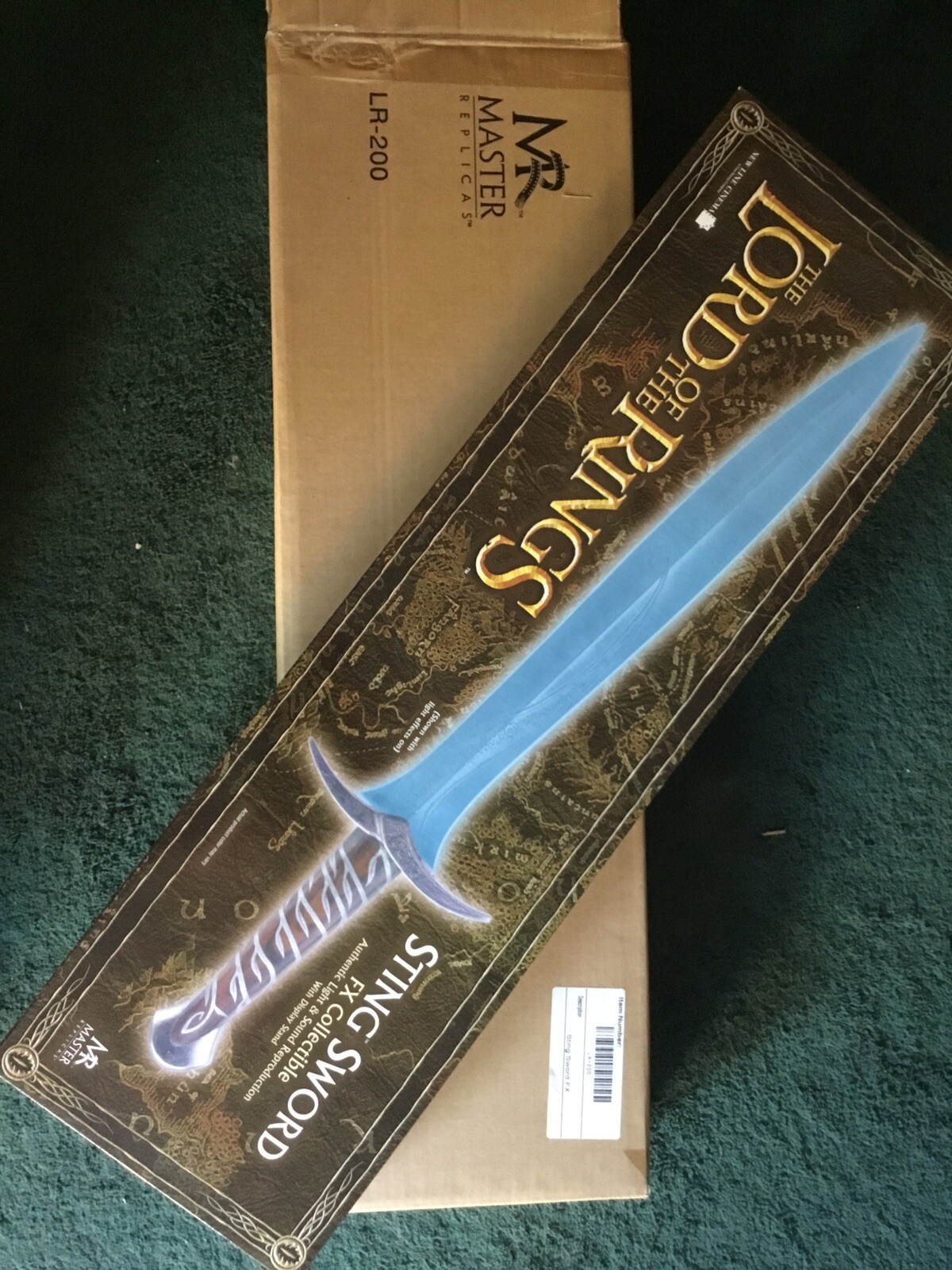 Master Replicas Lord of the Rings Collectible Sting Sword FX LR-200 ...