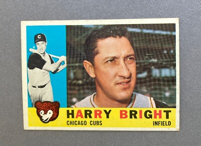 1960 Topps Baseball Harry Bright #277 Chicago Cubs Vintage Card | eBay