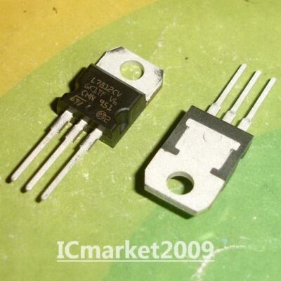 50 PCS L7812CV TO-220 LM7812 7812 12V 1.5A Positive-Voltage Regulator ...