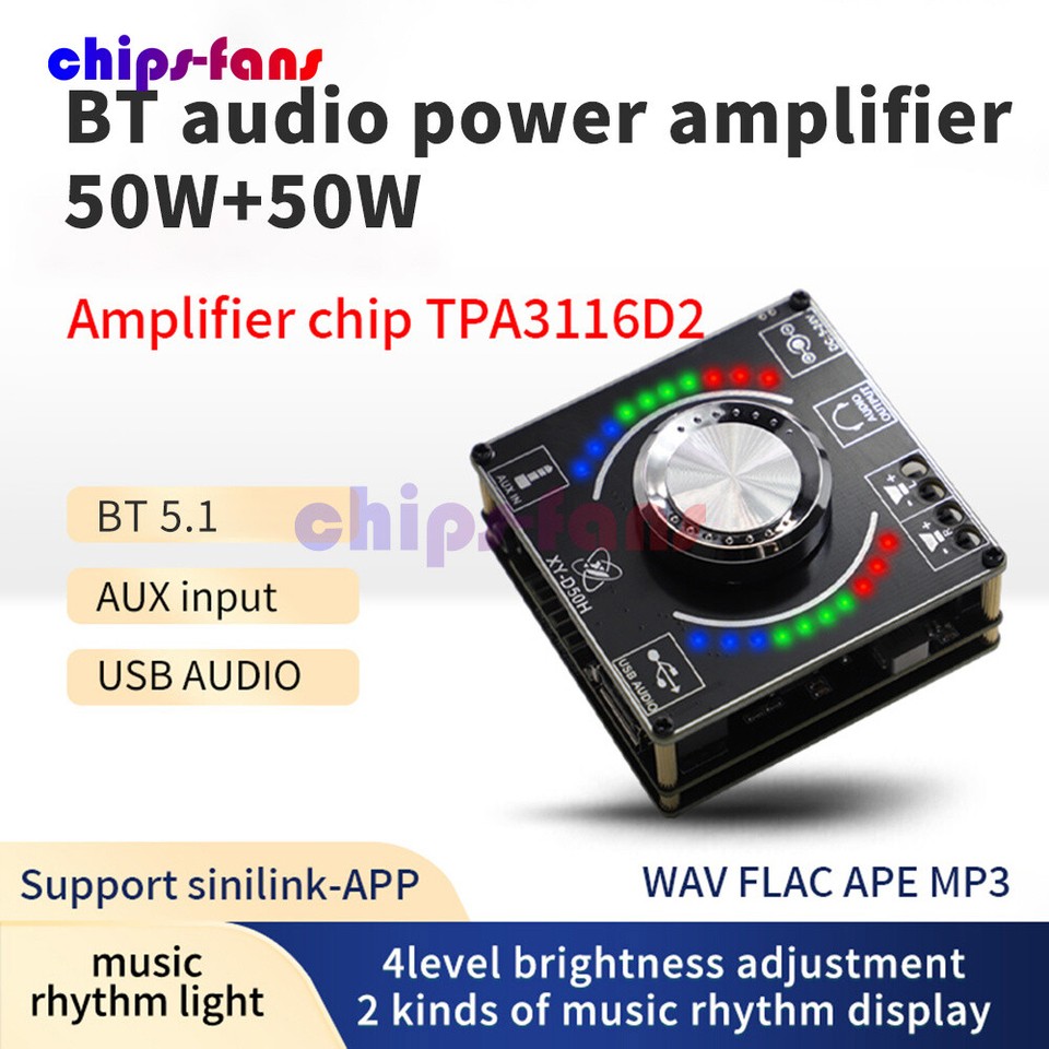 TPA3116 Digital Power Audio Amplifier Board 50WX2 HIFI Stereo AMP ...