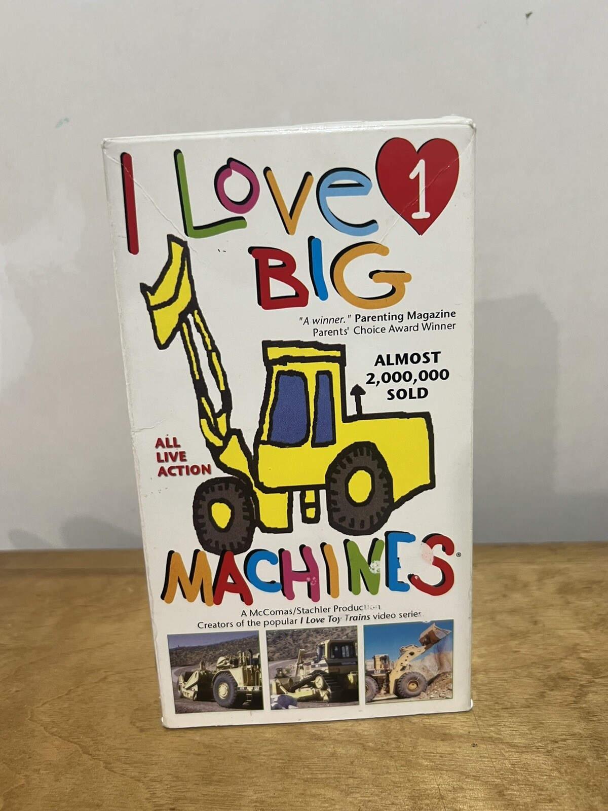 I LOVE BIG MACHINES VHS Tape TOM McComas Obscure Weird Rare Kids ...