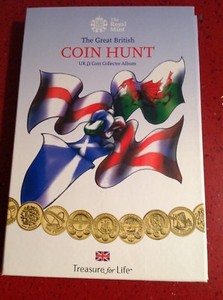 £1 Coin Hunt Album Full set of 25 coins 1st version now sold out at ...