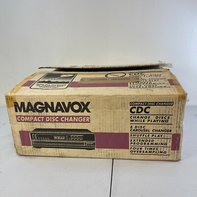 Vintage Magnavox Compact Disc Changer CDC552 BK21 Extended Programing ...
