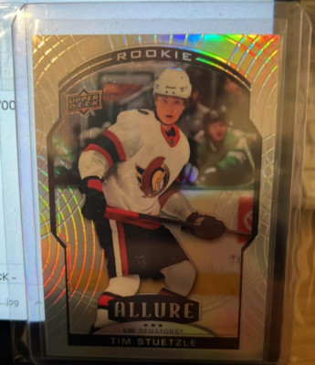 2020-21 UD Allure Tim Stuetzle XRC-TS Rookie Card | eBay