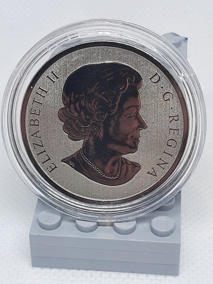 2012 Canada 25 Cents Coloured CFL Football Saskatchewan Roughriders ...