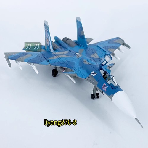 1:100 Russian SU-33 Fighter Alloy Aircraft Model Finish Display Plane ...