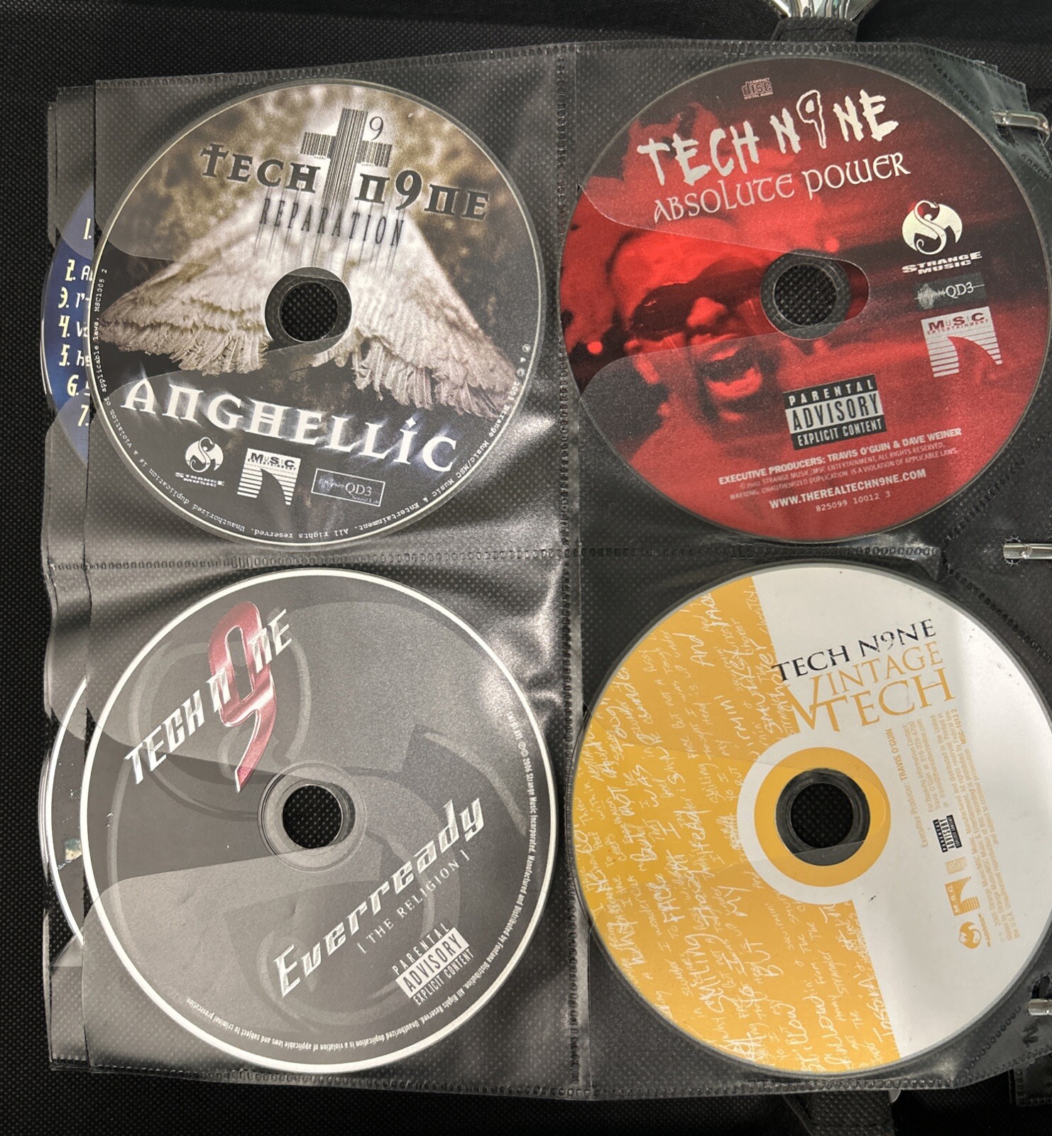 Tech N9ne Cd Lot Of 4 - Disc Only Anghellic Absolute Power Everready ...