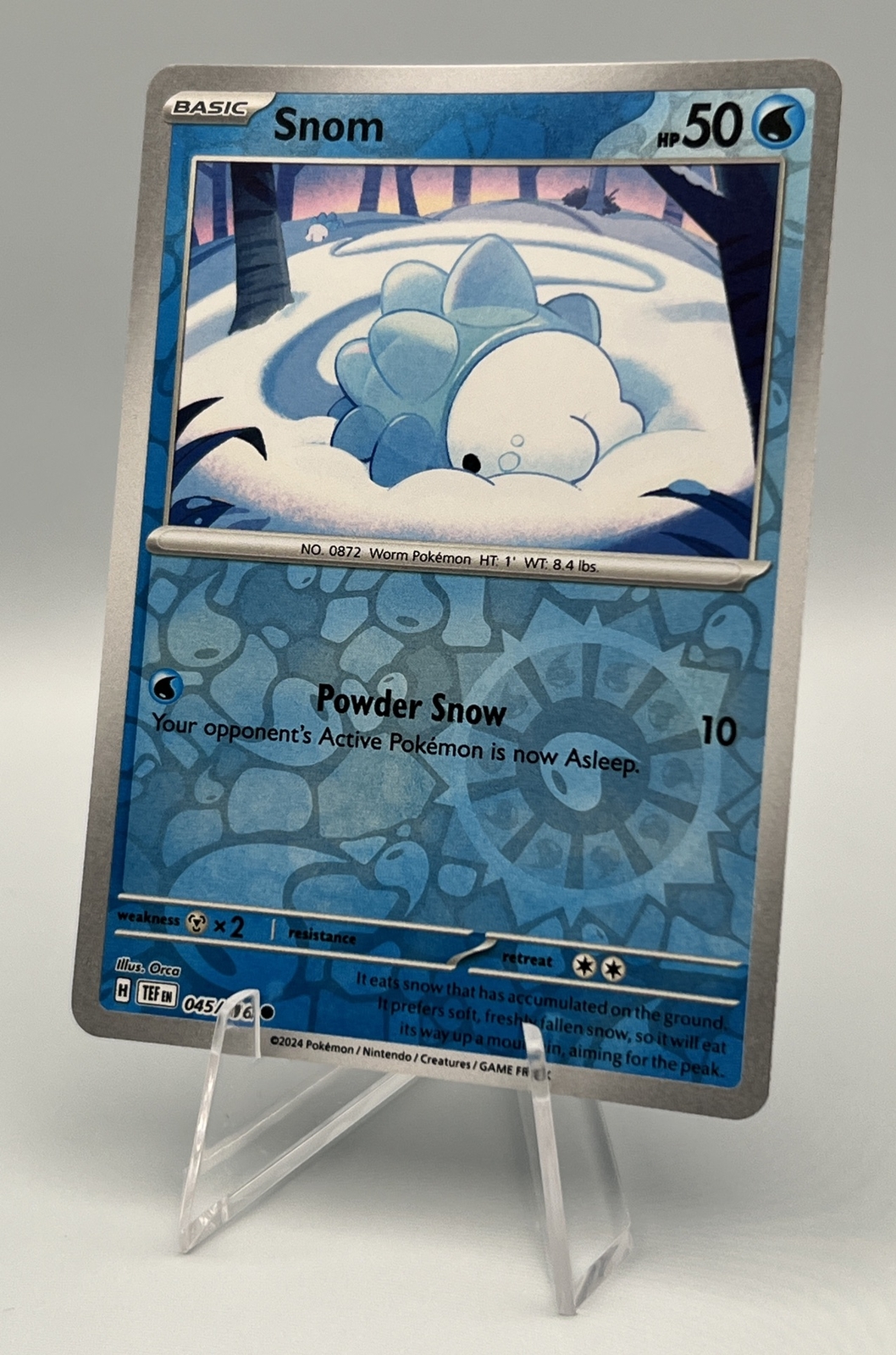 Pokemon TCG Snom 045/162 - Temporal Forces - Reverse Holo NM | eBay