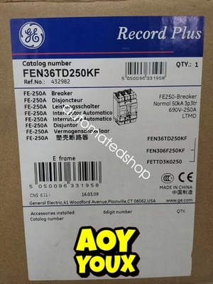 1PCS NEW FE250 FEN36TD250KF 3P 250A Circuit breaker Shipping DHL or ...