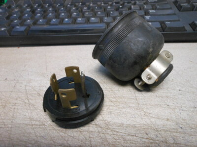 NOS Vintage Jimbo Generator 20A 250V 4 Prong Male Plug Socket 41-1768 ...