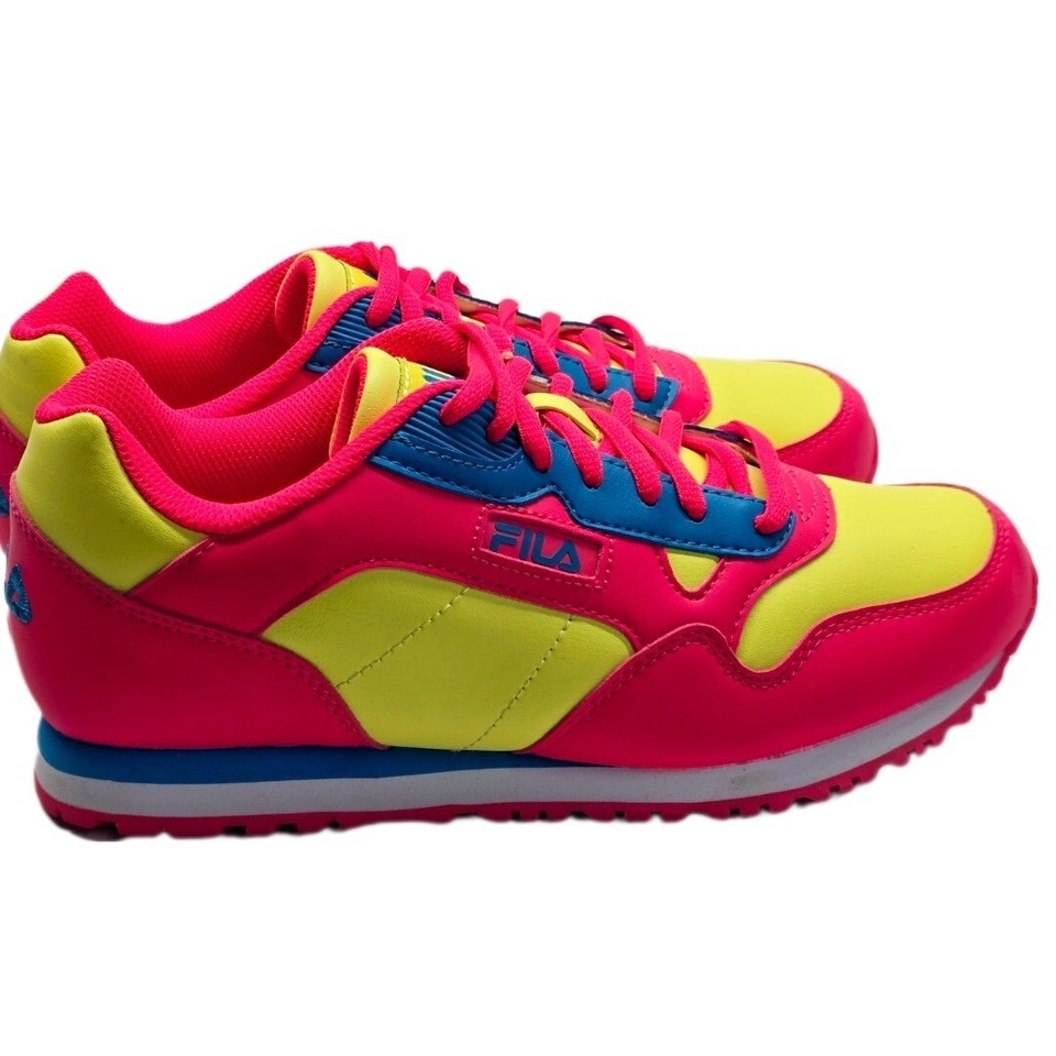 Fila Sneakers Neon Retro Running Shoes Athletic Colorful Women's Size 8 ...