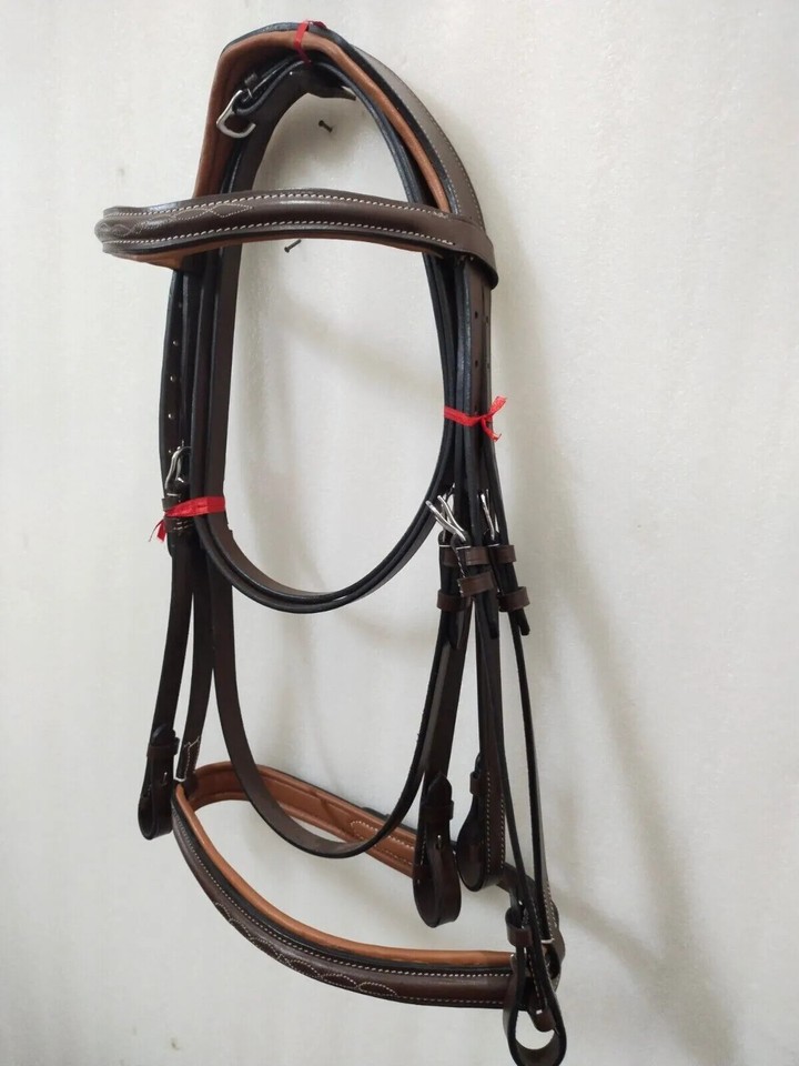 Beautiful Designer Leather English Bridle With Tan Color Padding All ...