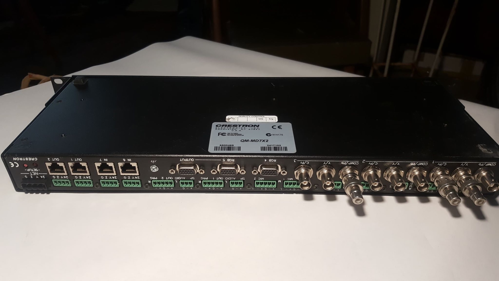 Crestron QM-MD7X2 QuickMedia Distribution Center Switcher Audio ...