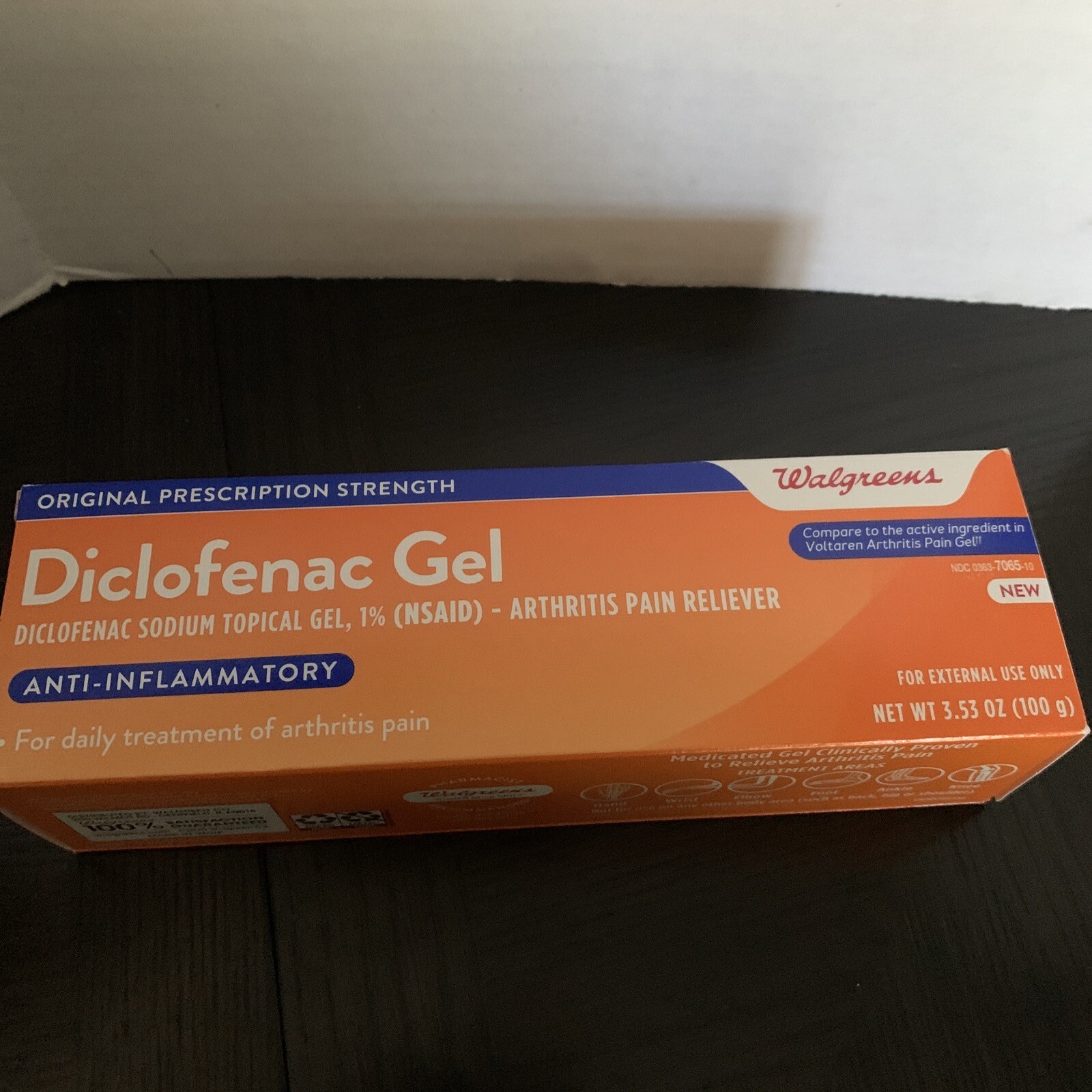 GENERIC VOLTAREN DICLOFENAC SODIUM TOPICAL GEL 1% ARTHRITIS RELIEF 3.53 ...