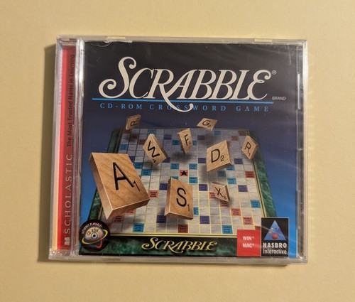 Scrabble Crossword Game (1999 CD-ROM PC Game) Vtg Hasbro WIN 95/98 MAC ...