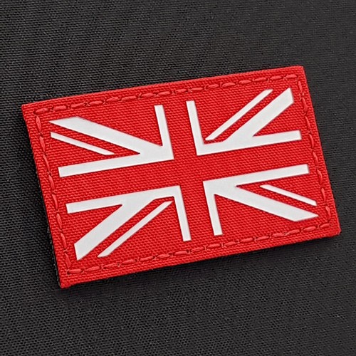UK union jack flag reflective hi viz search rescue SAR morale tactical IFF patch | eBay.de