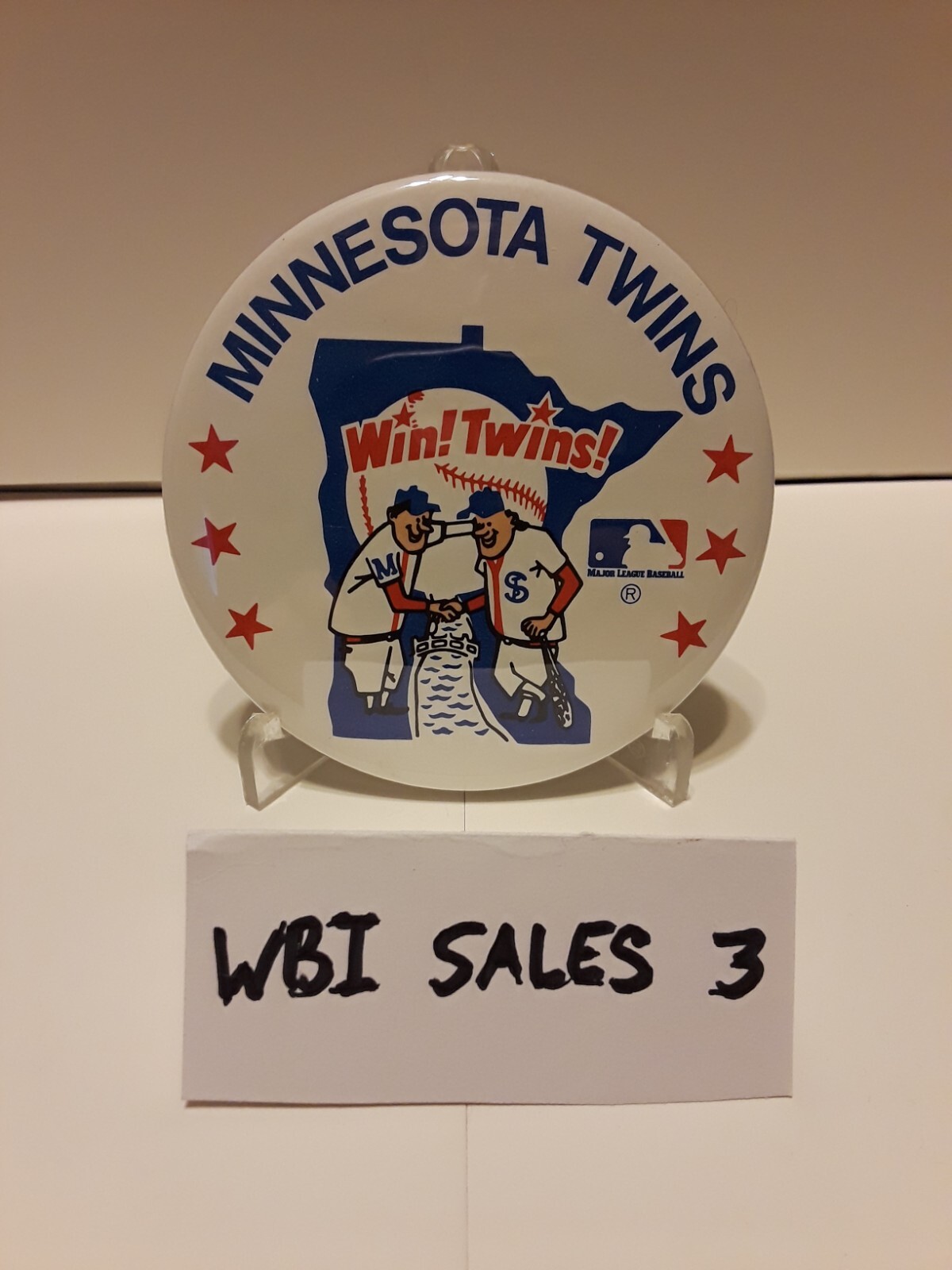 Vintage Minnesota Twins Win Twins 3 1/2 Inch Button/Pinback | eBay