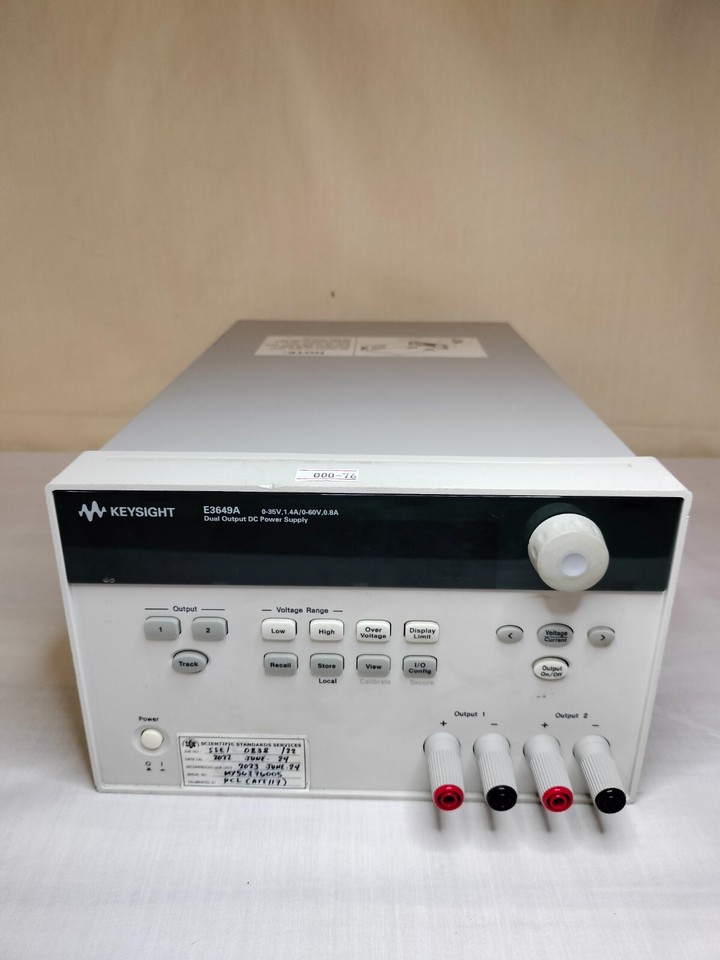 Keysight E3649A Dual Output DC Power Supply 0-35V,1.4A/0-60V,0.8A S/N ...